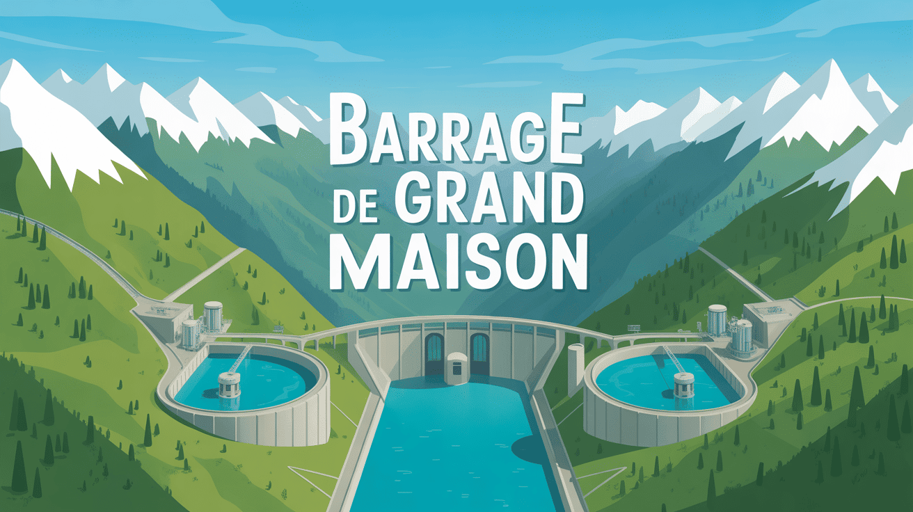 Barrage De Grand Maison Histoire Chiffres Puissance Et Enjeux ...